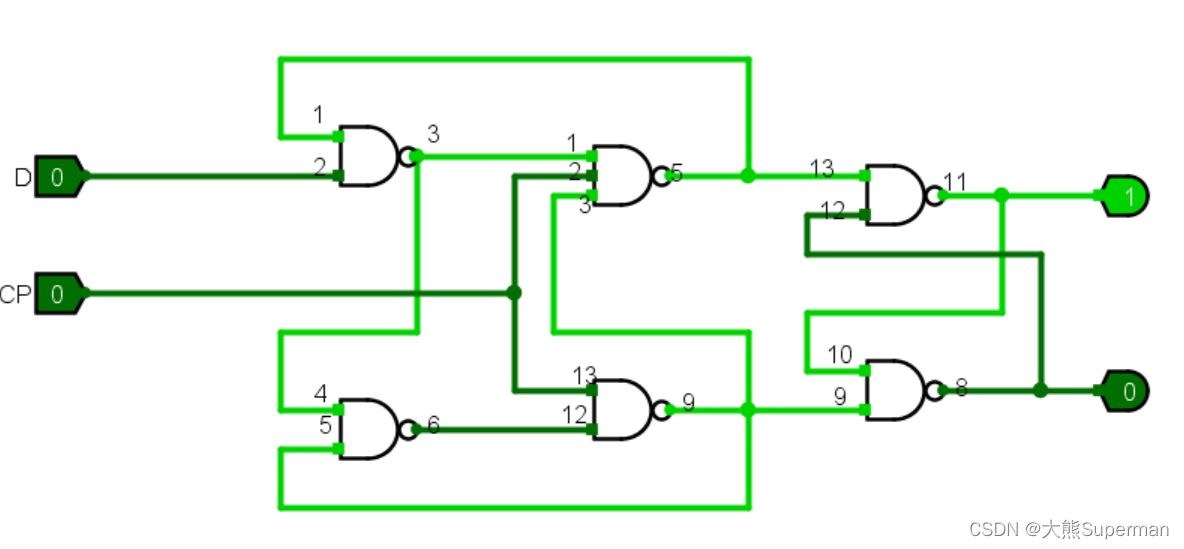 触发器电路仿真与硬件实现_用74ls00实现基本rs触发器-CSDN博客