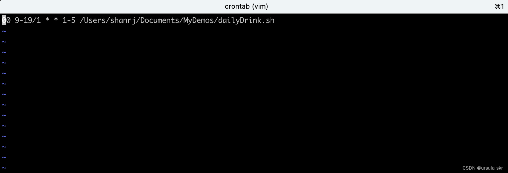 使用Mac OS 系统自带定时任务实现上班喝水提醒_macos 定时任务-CSDN博客
