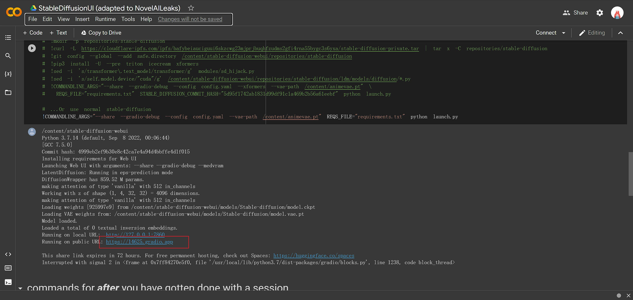使用Colab 运行Novel AI_novelai colab-CSDN博客