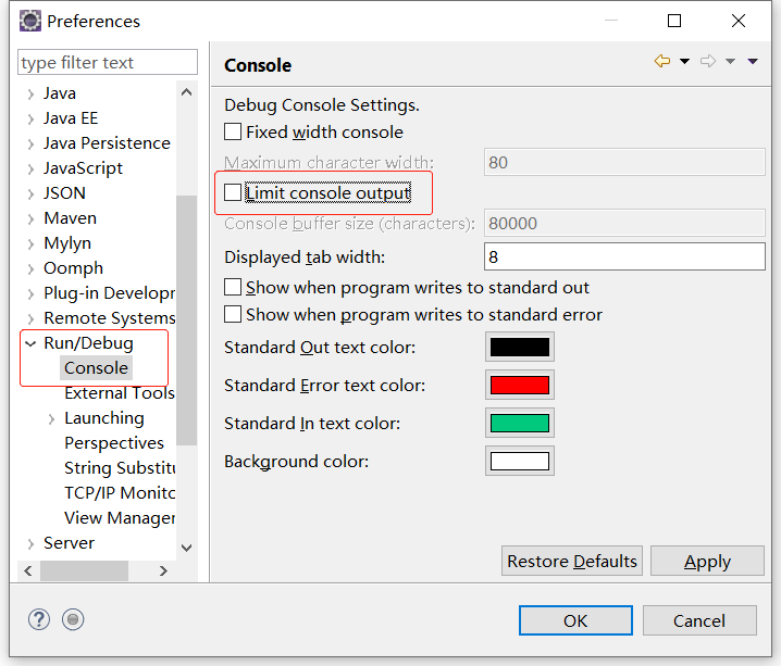 设置eclipse的console窗口显示所有日志_eclipse控制台日志显示不全-CSDN博客