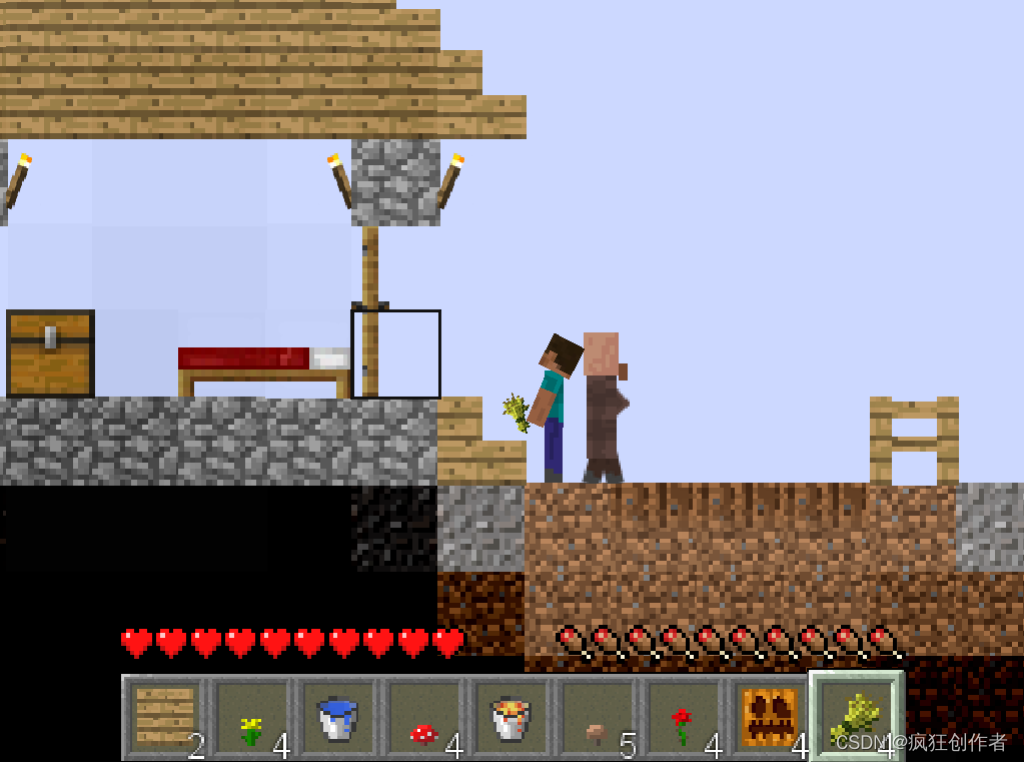 重磅新闻！你们心心念念的 Scratch 版本 MC 游戏来了_scratch minecraft-CSDN博客