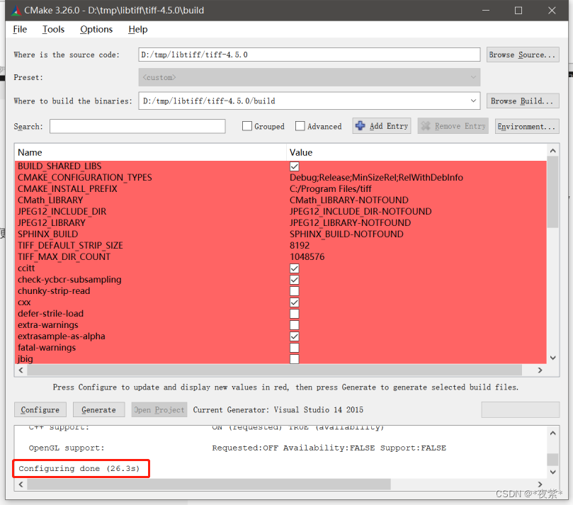 windows下使用cmake+vs2015编译libtiff4.5.0_windows编译libtiff库-CSDN博客