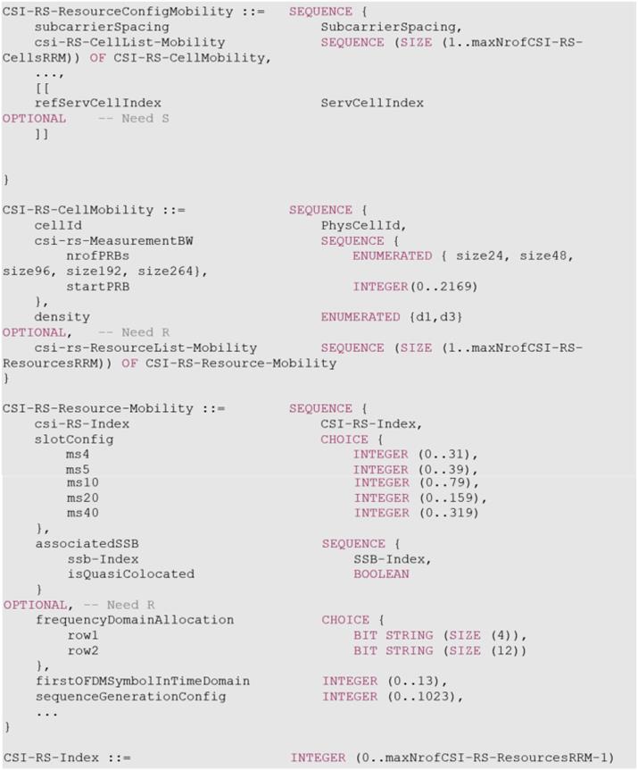 【5G NR】Configuration of NZP CSI-RS resources for mobility management ...