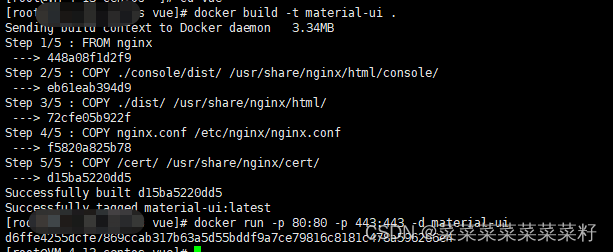 Docker上在nginx上部署前端vue项目并使用协议 Docker部署vue的前端项目 Ssl证书 Csdn博客