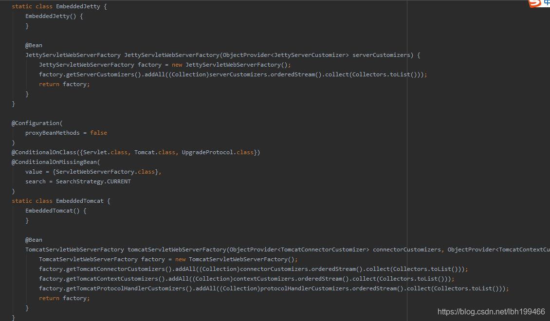 SpringBoot启动时web容器什么时候初始化及如何选择是tomcat还是jetty_怎么看项目是运行在tomcat还是jetty-CSDN博客