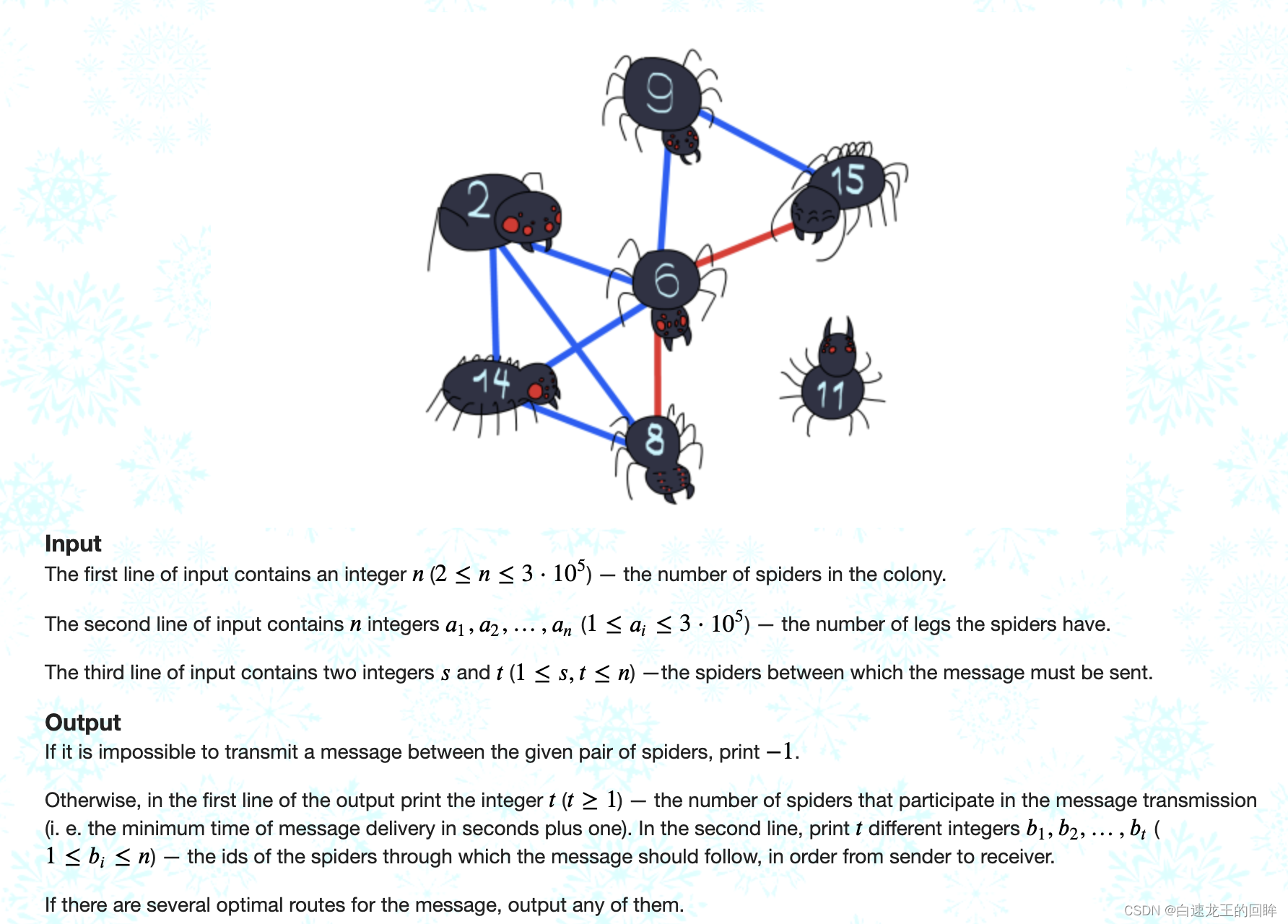 codeforce：D. Friendly Spiders【转化稀疏图 + 质数表模版】_codeforces d - friendly spiders-CSDN博客