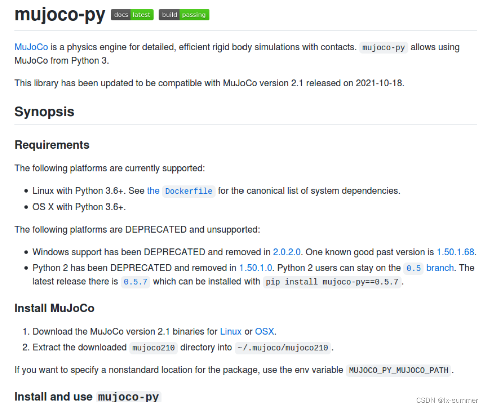 Ubuntu 18.04 安装 mujoco, mujoco_py 和 gym_ubuntu18.04安装mujoco-CSDN博客