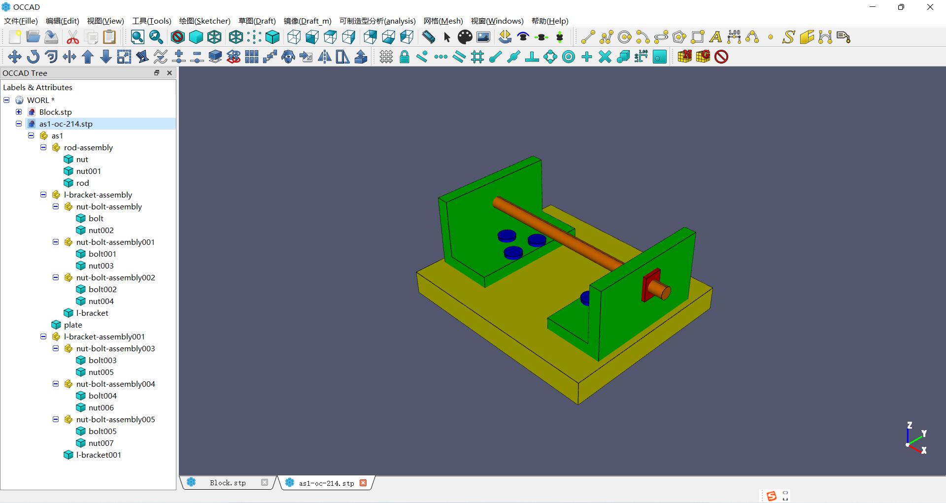 初探OSG+Opencascade在qt上的实践值获取模型颜色并在OSG中显示_opencascade osg-CSDN博客
