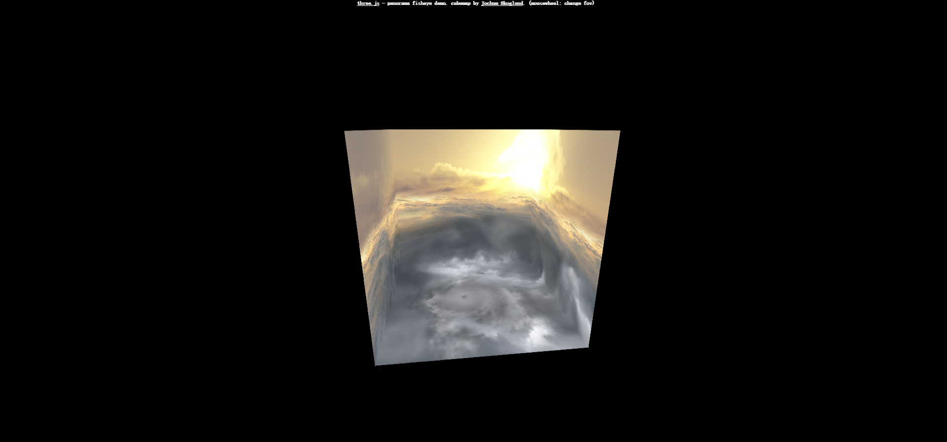 分析THREE.JS中examples的案例之-canvas_geometry_panorama_fisheye.html纹理贴图_three.js fisheye-CSDN博客