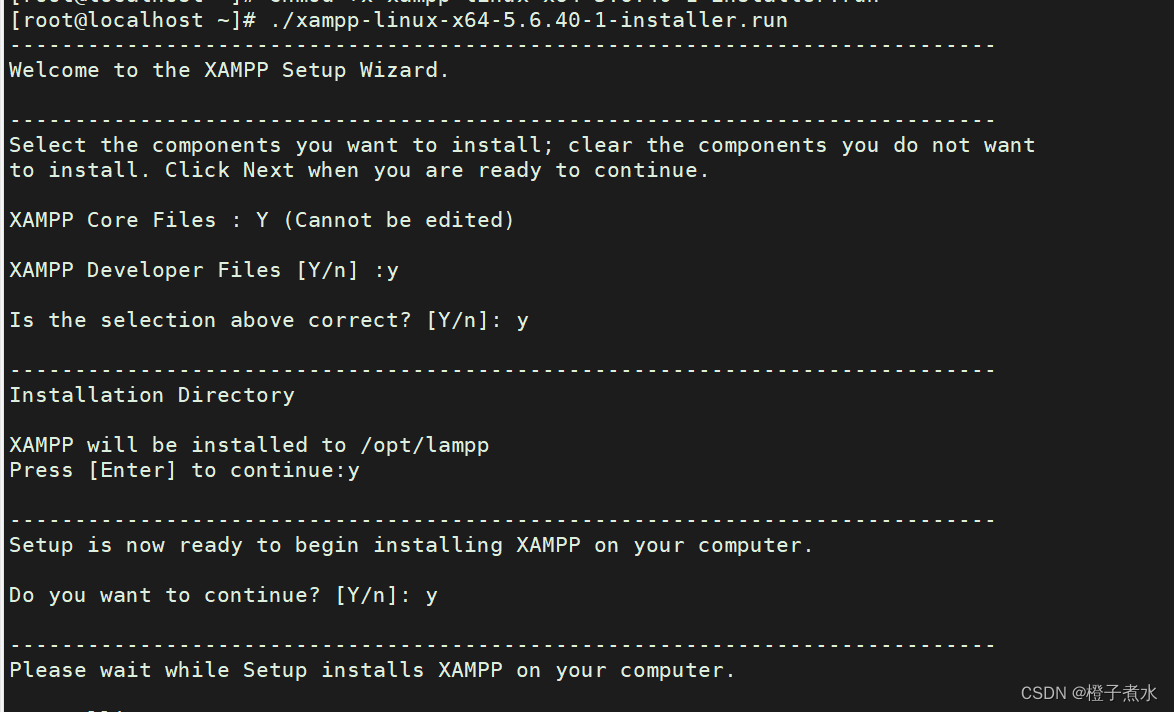 xampp部署_xampp-linux-x64-5.6.40-1-installer run-CSDN博客