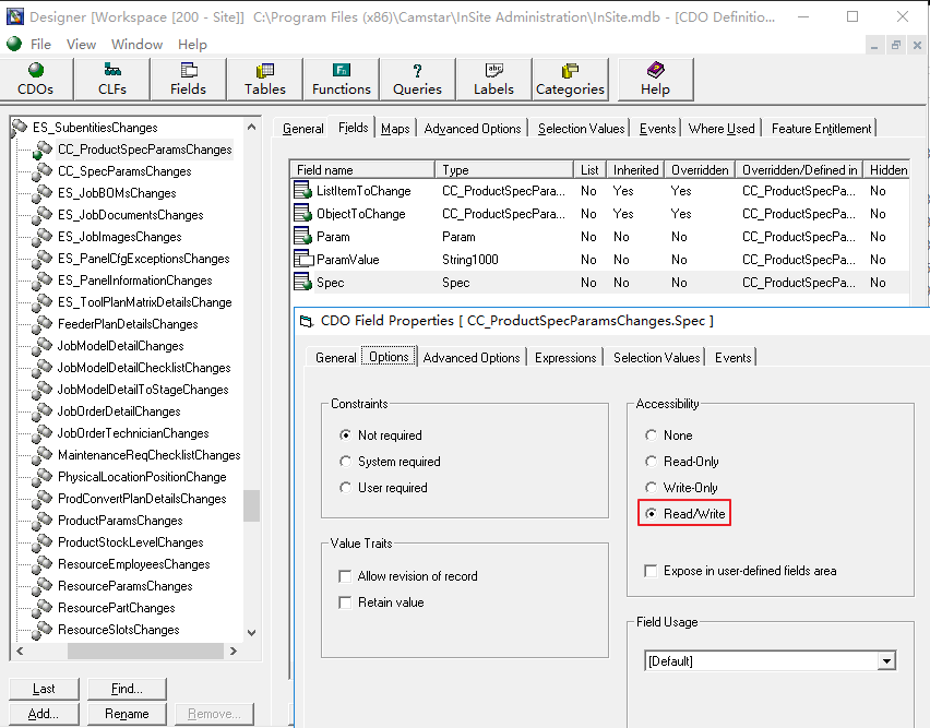 Camstar自定义CDO并加入到现有CDO下-CSDN博客