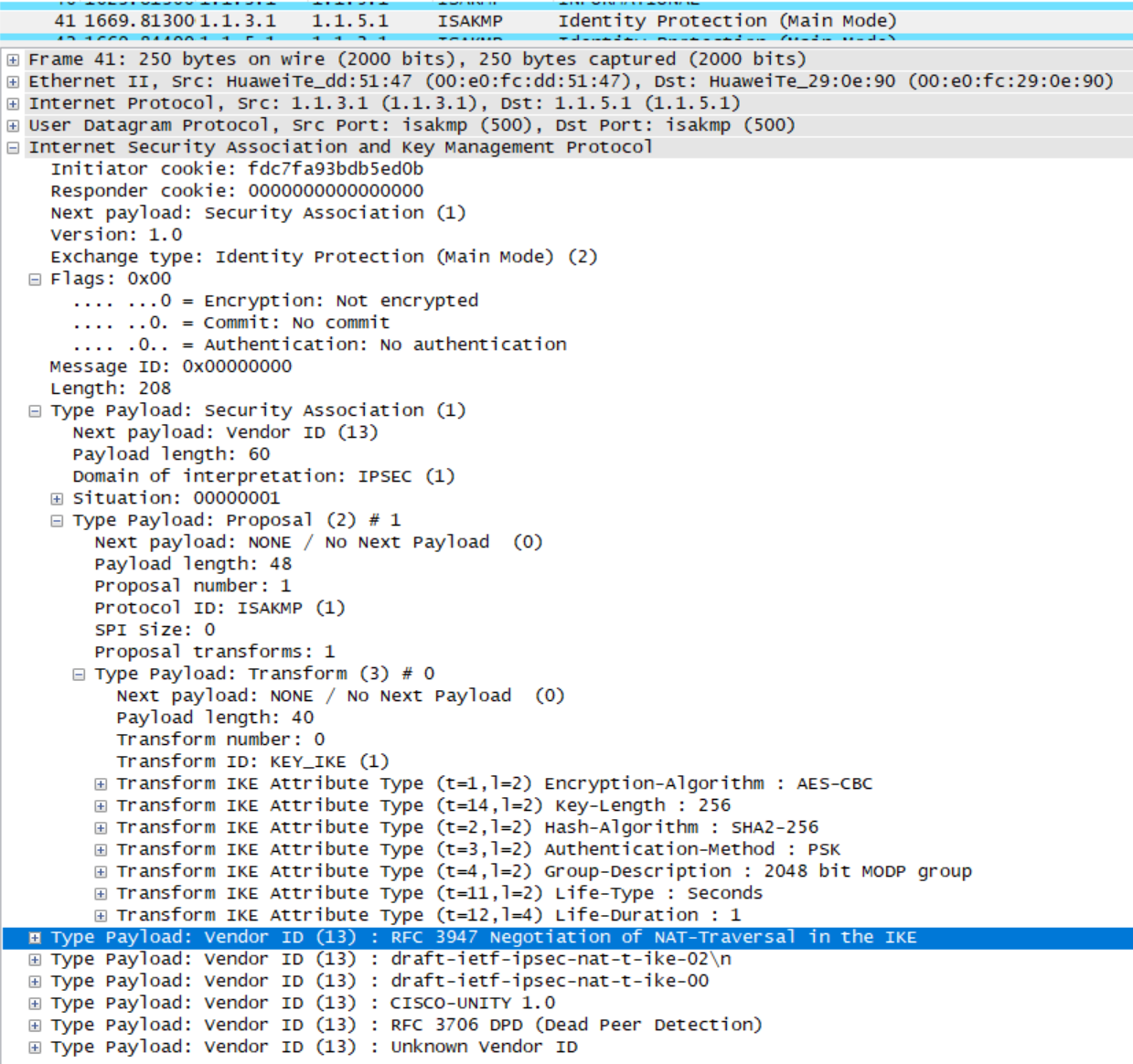 HCIE-Security Day32：IPSec：深入学习ipsec ikev1、主模式、野蛮模式、快速模式、dh算法、预共享密钥_ipsec pfs_小梁L同学的博客-CSDN博客