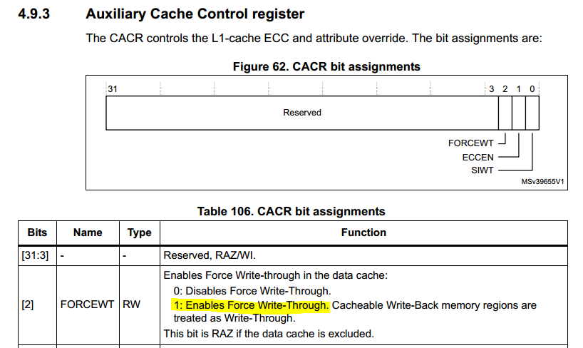 STM32H7---高速缓存Cache(二)_stm32 h7 cache 执行两次-CSDN博客