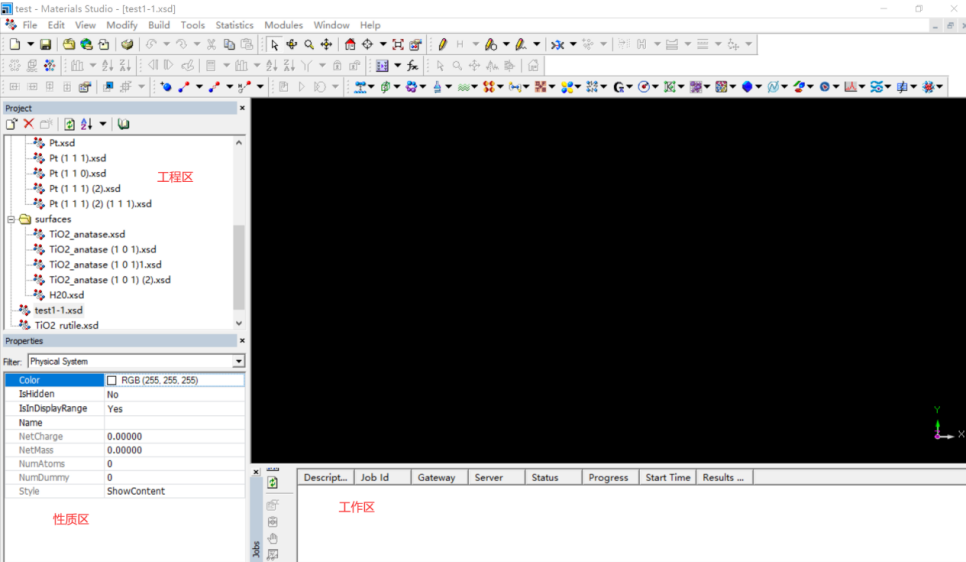 【Materials Studio学习一】了解基本操作菜单栏_ms中display style界面-CSDN博客