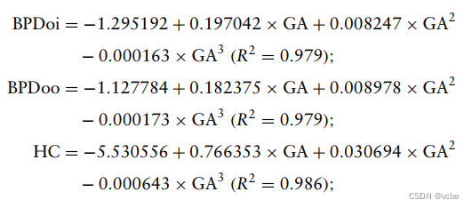 胎儿产科生长发育曲线 ，体重估计，公式和绘图、参考文献、python代码_hadlock胎儿生长参考值文献-CSDN博客