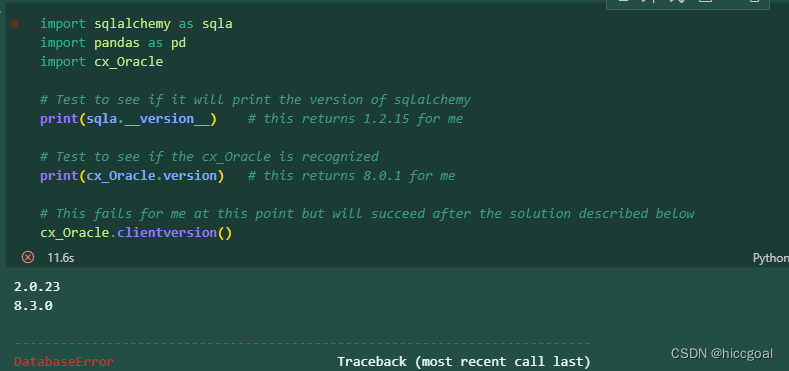cx_Oracle.DatabaseError: DPI-1047: Cannot locate a 64-bit Oracle Client library_cannot locate a ...