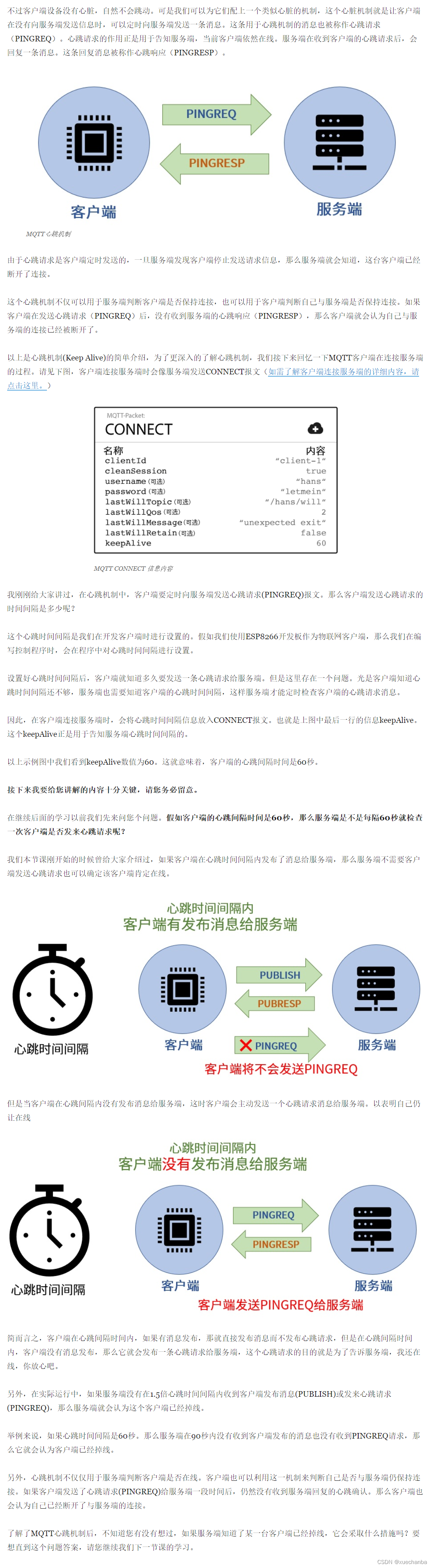 学习太极创客 — Mqtt 第二章（五）心跳机制mqtt设置心跳时间 Csdn博客 