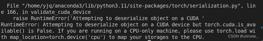 Runtimeerror Attempting To Deserialize Object On A Cuda Device But Torchcudaisavailable Is