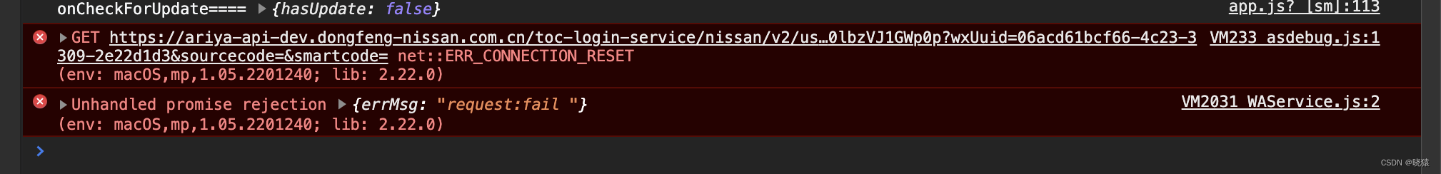 小程序net::ERR_CONNECTION_RESET报错_小程序请求图片 206 partial content-CSDN博客