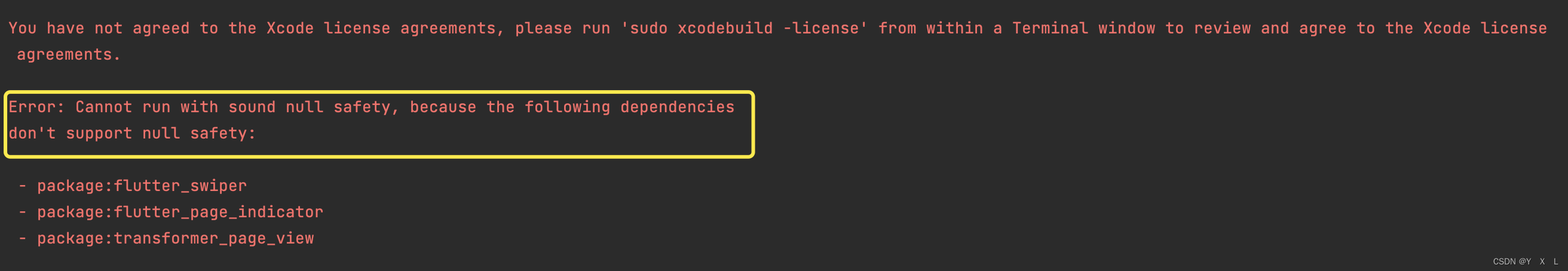 Cannot run with sound null safety, because the following dependencies don‘t support null safety ...