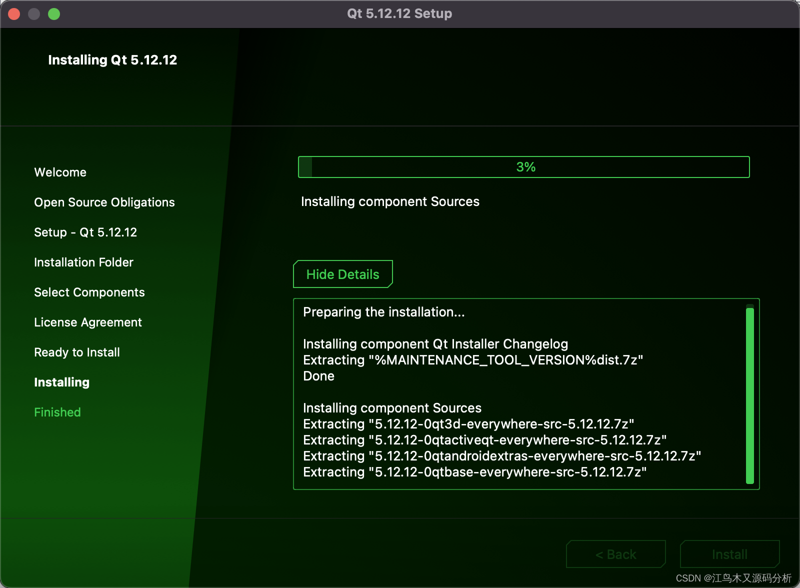 MAC系统QT5.12.12开发工具安装_qt-opensource-mac-x64-5.12.12.dmg-CSDN博客