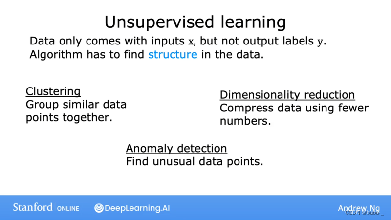 2022吴恩达机器学习(deep Learning)课程对应笔记4:无监督学习2 Csdn博客