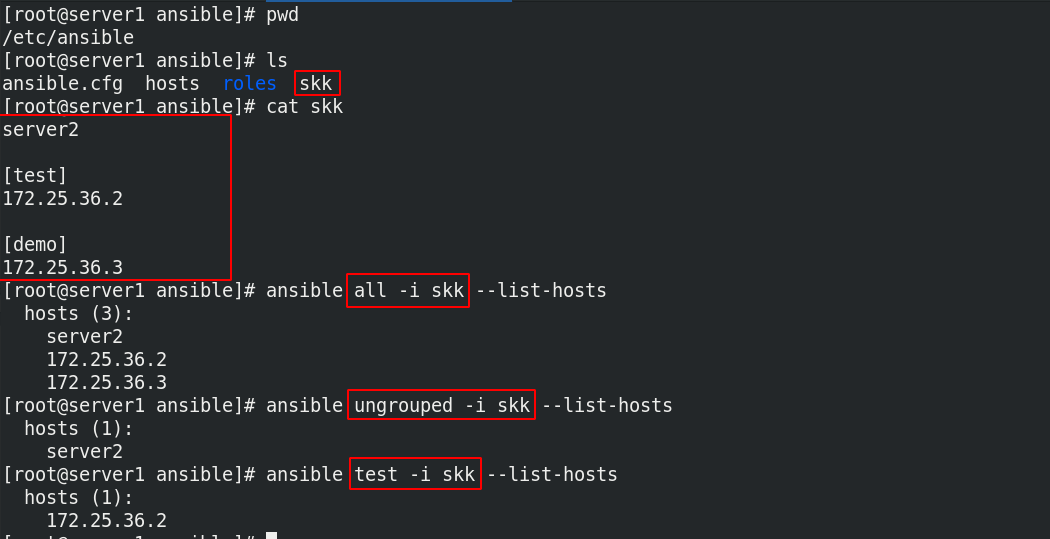 ansible的安装及简单配置_ansible -i -f参数-CSDN博客