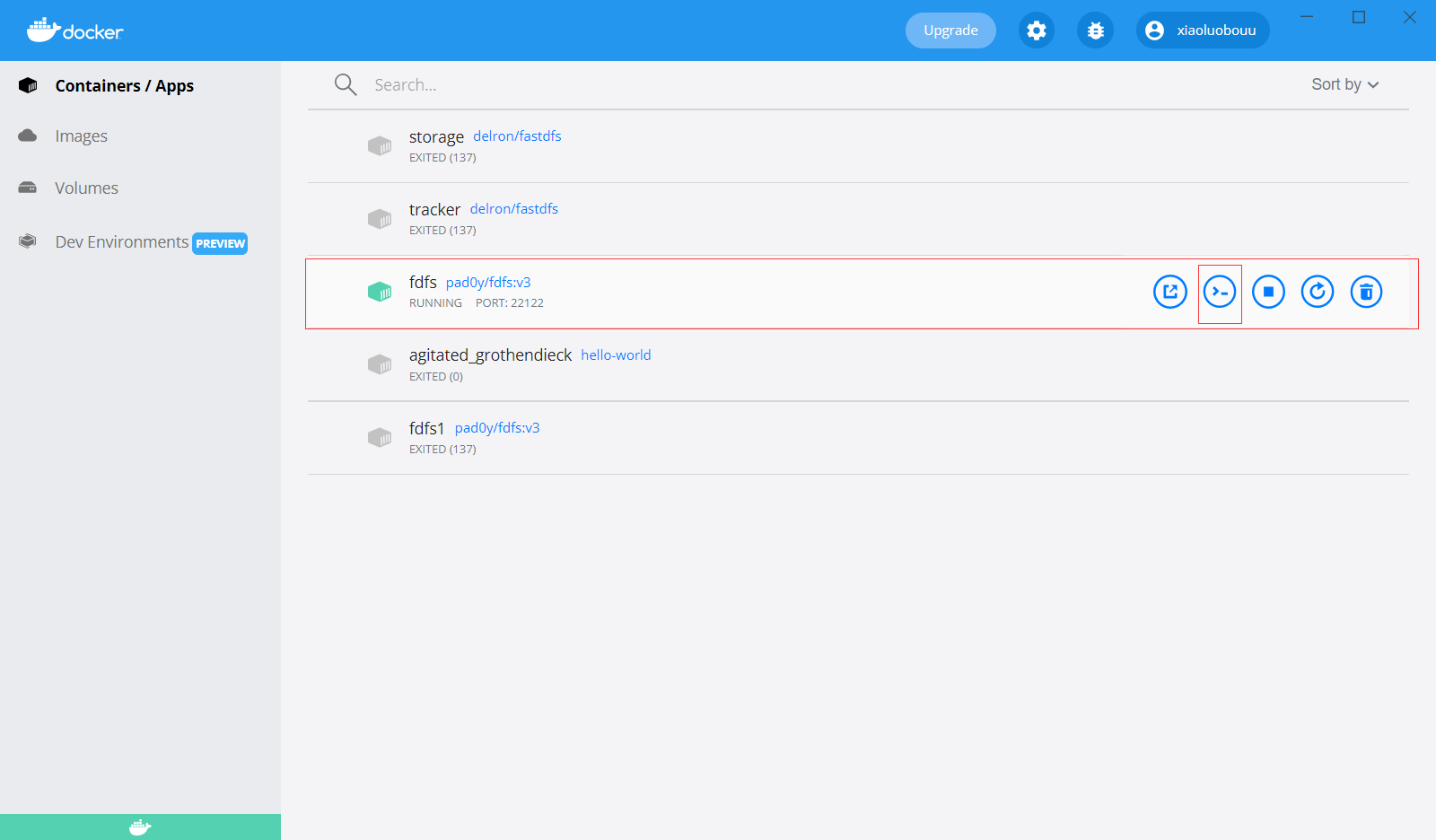 【Django项目天天生鲜】安装Docker Desktop和FastDFS（和python交互还是失败了，有人遇到跟我一样的问题吗？）_windows10 docker desktop ...