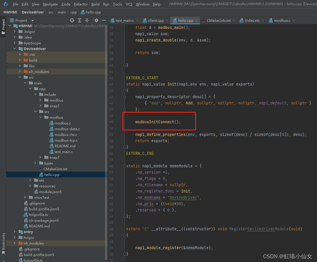 基于OpenHarmony 系统通过Modbus协议读取设备数据_modbus从站读取主站数据-CSDN博客
