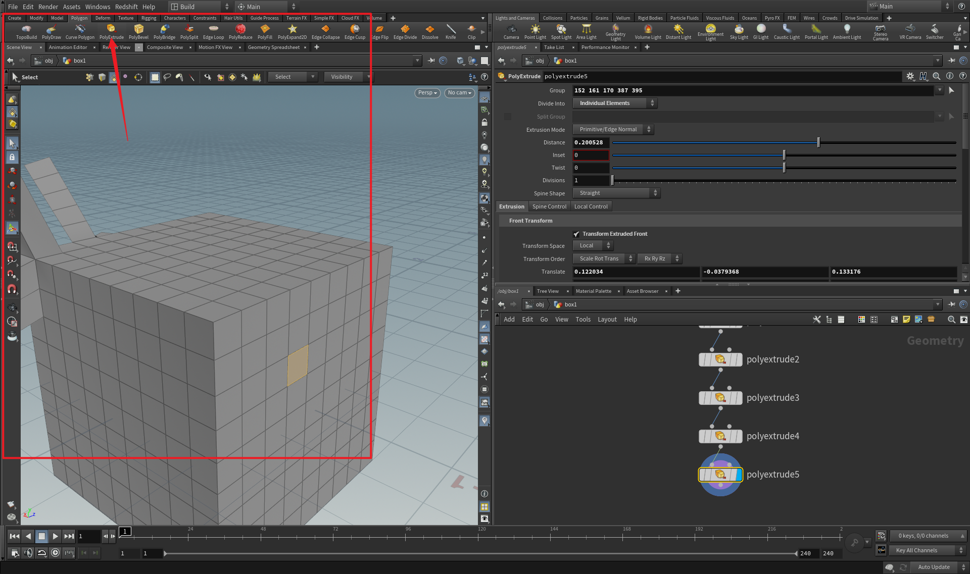 Houdini polyextrude讲解_houdinipolyextrude-CSDN博客