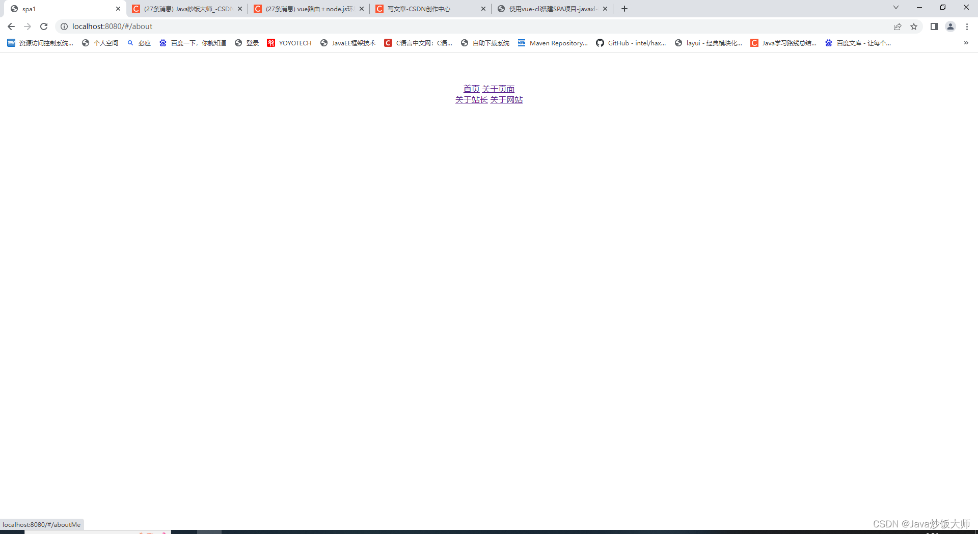 使用vue-cli搭建SPA项目-CSDN博客