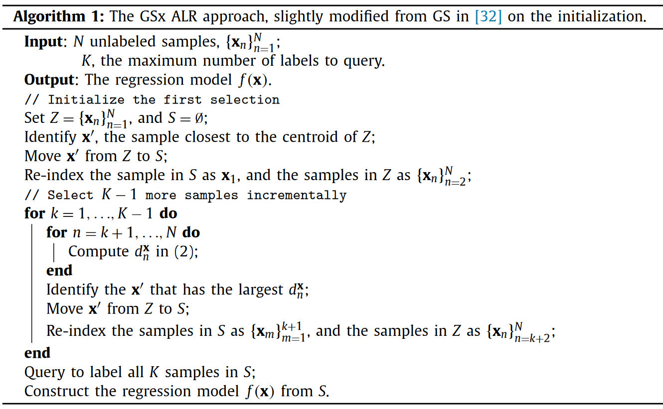 2019， Active learning for regression using greedy sampling-CSDN博客