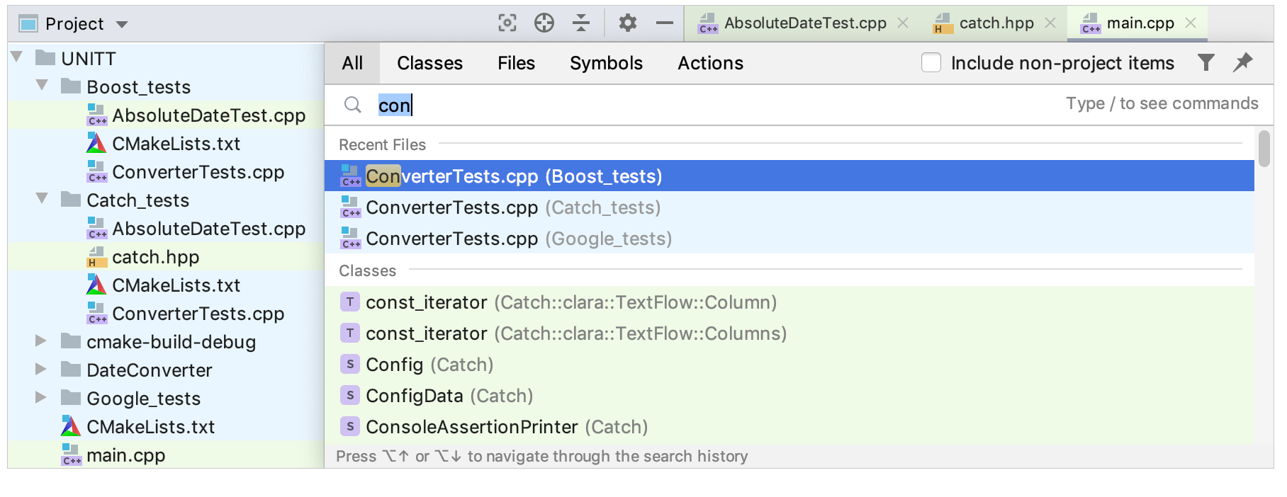 clion:一些相见恨晚的技巧_clion全局搜索-CSDN博客