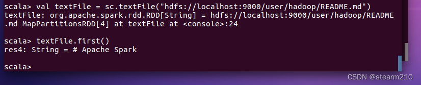 云计算技术 实验九 Spark的安装和基础编程_spark的安装与配置实验报告-CSDN博客