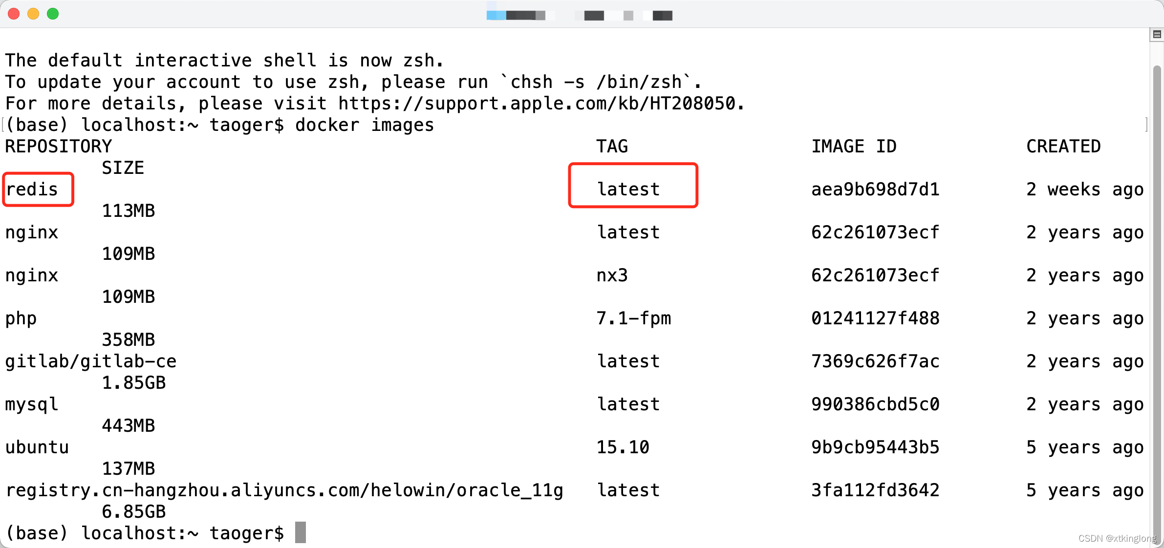 Mac上docker 中安装并启动redis Macbook Docker 启动redis设置命令 Csdn博客