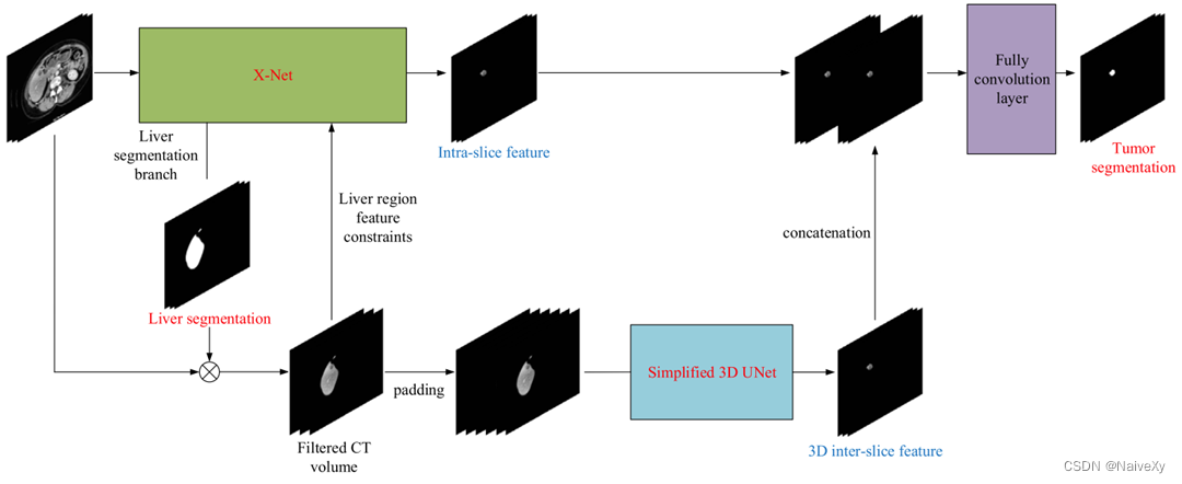 论文笔记X-Net:Multi-branch UNet-like network for liver and tumor segmentation from 3D abdominal CT ...