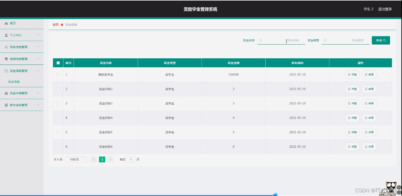 Java毕设项目奖助学金管理系统(附源码)基于javaweb的奖助学金系统设计与实现源码 Csdn博客 3279