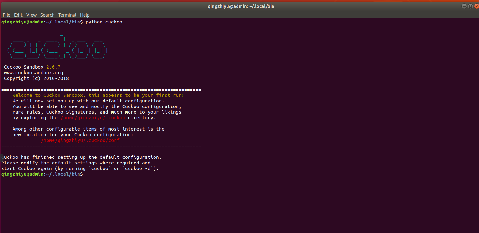 Cuckoo安装过程（初学者）_cuckoo sandbox需要安装在虚拟机吗-CSDN博客