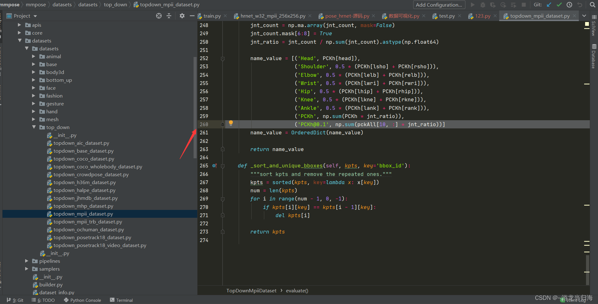 mmpose遇坑计--使用mmpose在mpii数据集上复现HRnet时PCKh@0.1较低解决方法_hrnet复现-CSDN博客