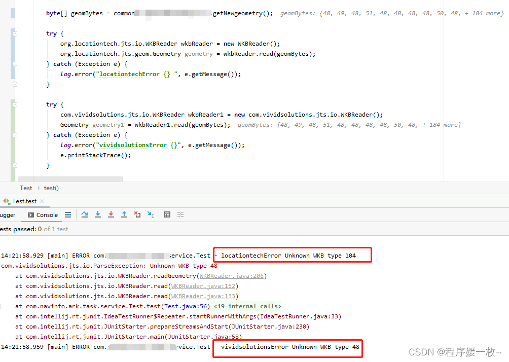 Java postgis Geometry几何二进制流byte[]转wkt，转Geometry_java postgis 二进制转wkt-CSDN博客