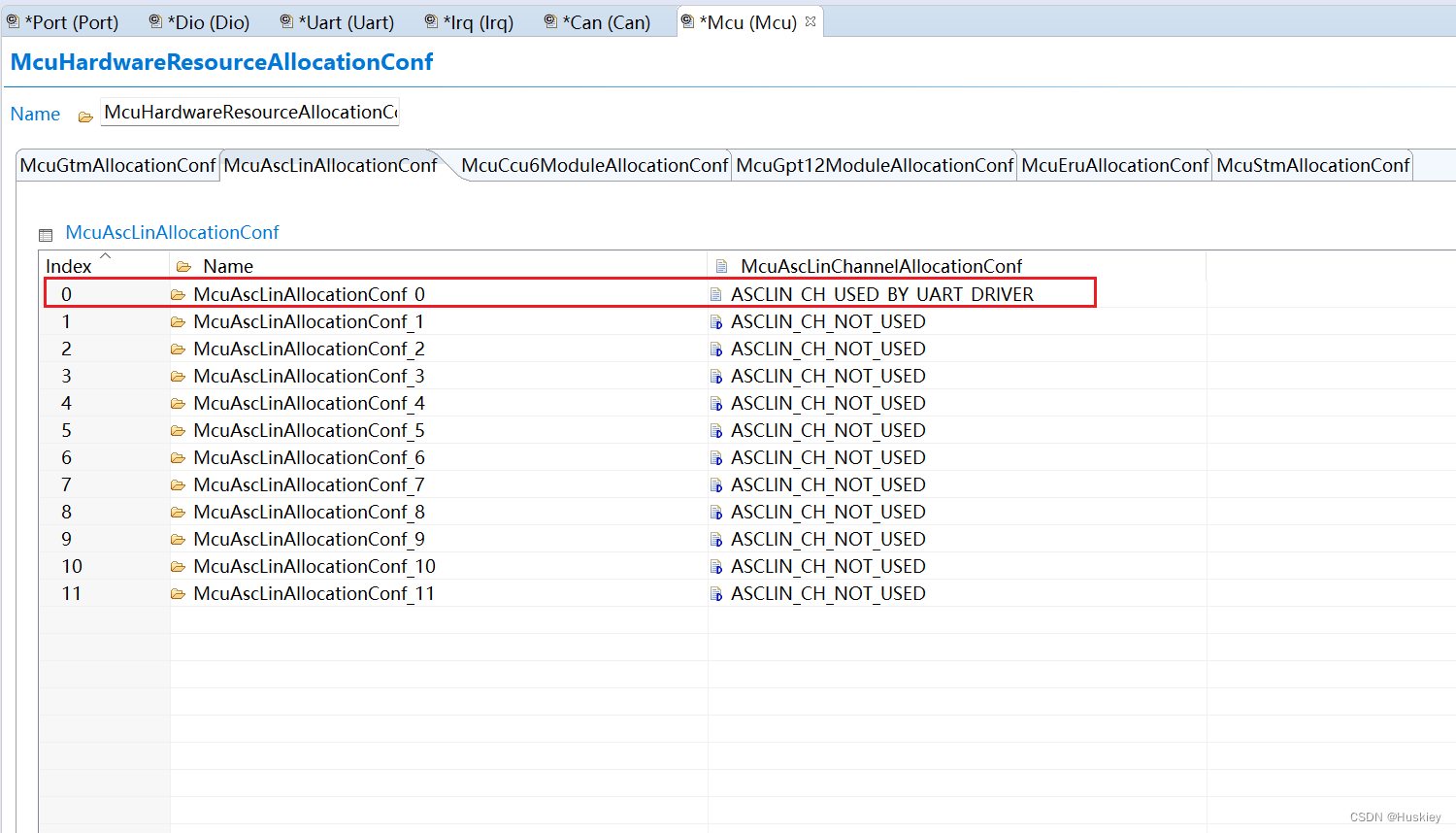 Tc397 Mcal开发记录(三):uart端口配置 Eb Tc397 Tft Csdn博客