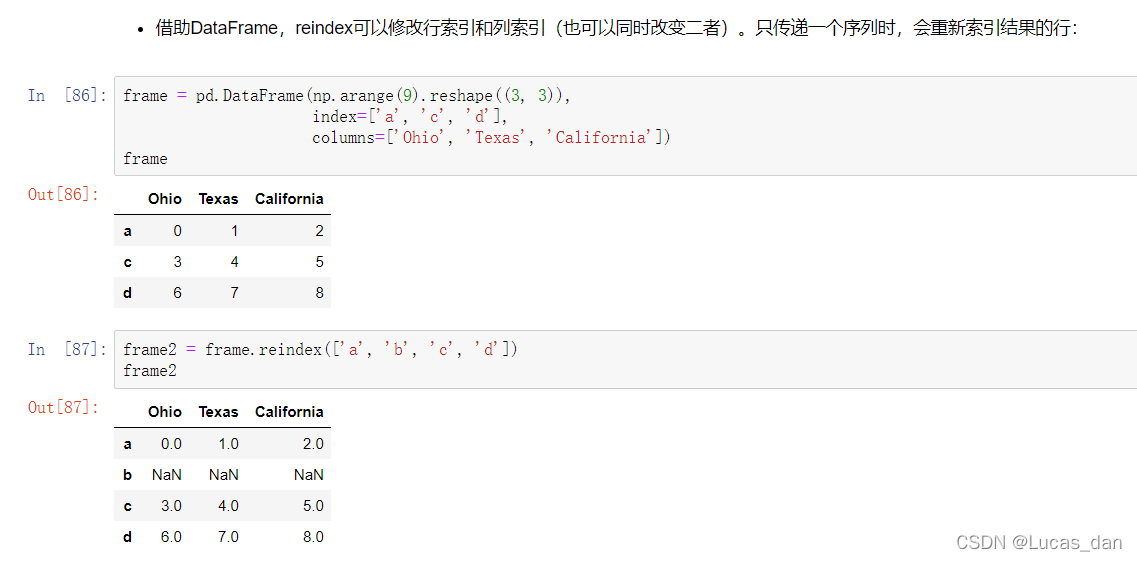 第三节:pandas结构详解 (dataframe详细用法介绍)dataframe 结构详解 Csdn博客