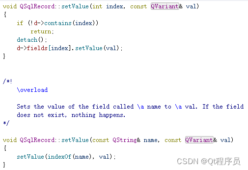 Qt Sql：qsqlfield、qsqlrecord、qsqlindex、qsqlerror Csdn博客