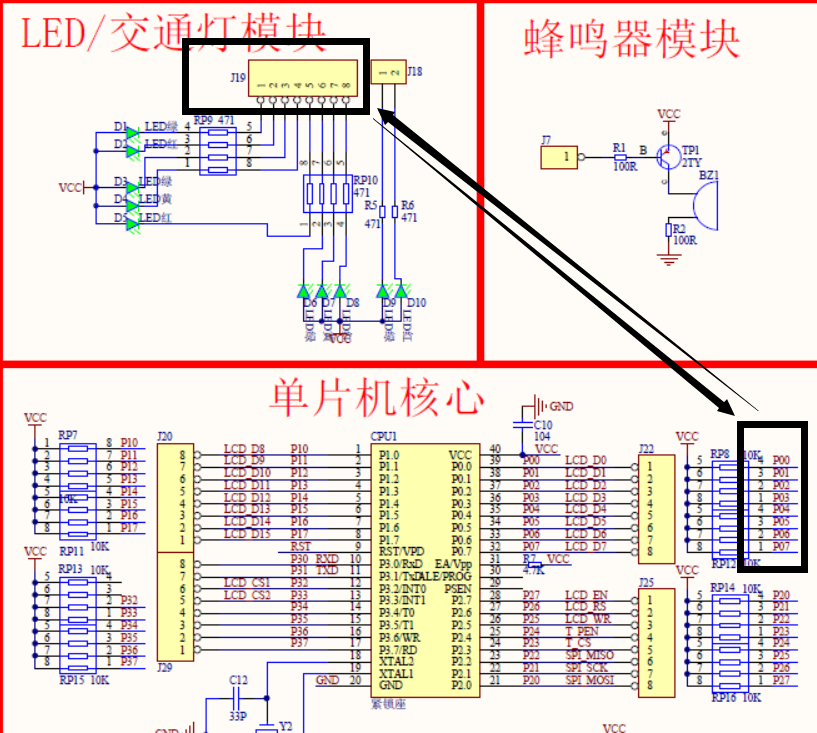 单片机实验 单片机io口实验 Csdn博客 