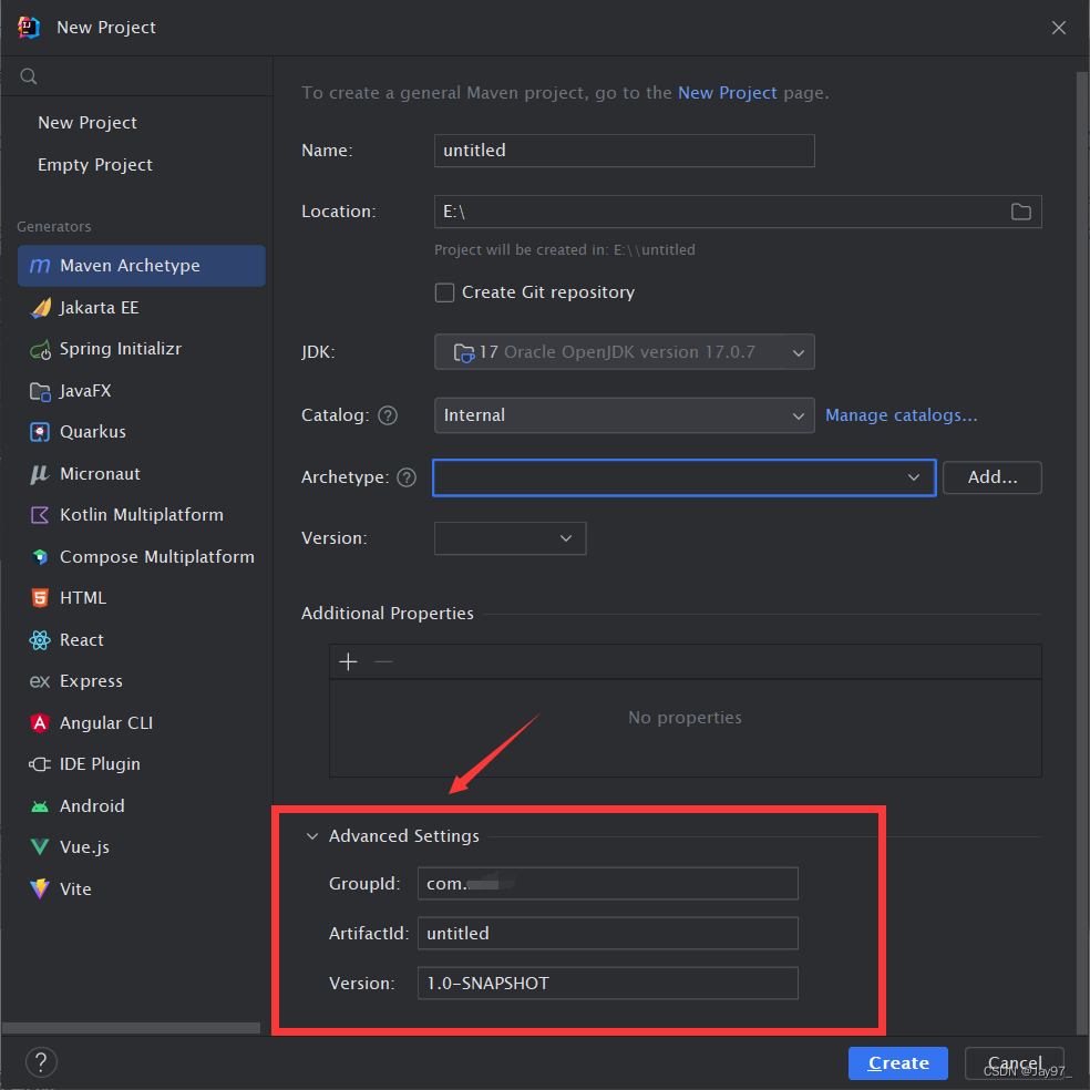 Idea2023创建maven Archetype和创建旧版本maven的区别，主要是针对maven Archtype。maven Archetype和maven的区别 Csdn博客
