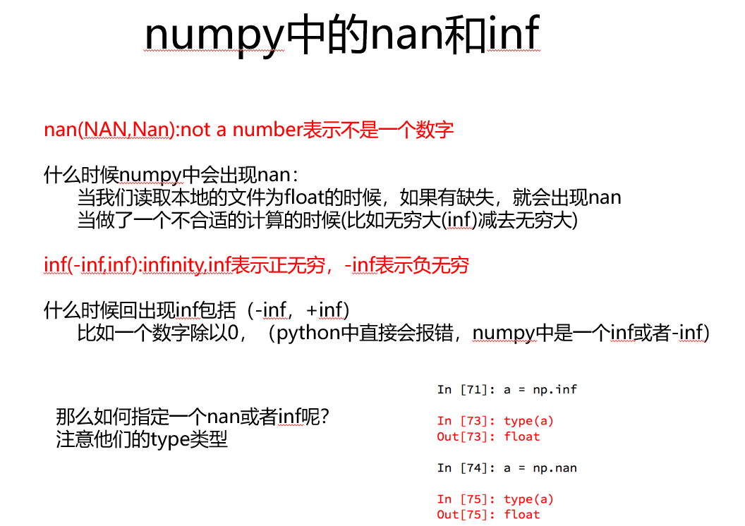 科学计算工具numpy-ndarray的矩阵处理，索引切片，拼接，函数，数组转换以及nan等_ndarray把某个数转为nan-CSDN博客