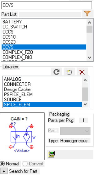 Cadence的PSPICE中CCCS，VCCS，CCVS和VCVS受控源元件库_cadence cccs-CSDN博客