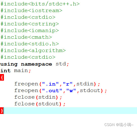 复赛常用文件重定向 freopen() fclose()_freopen头文件-CSDN博客