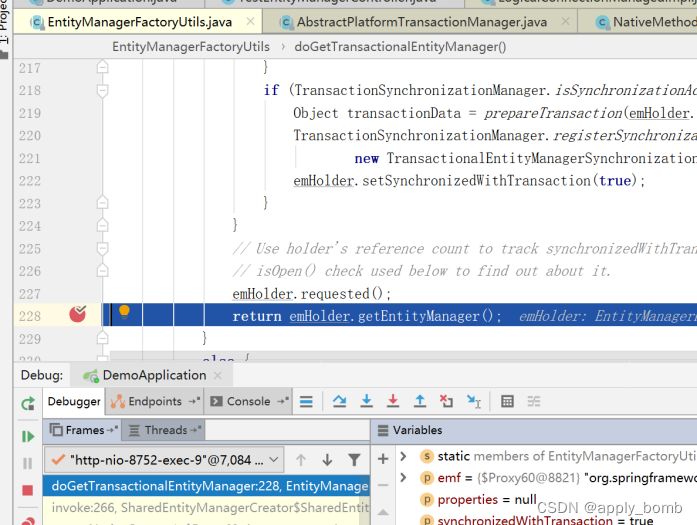 SpringDataJpa中事务是如何实现Connection对象复用的（源码分析）_jpa connection-CSDN博客