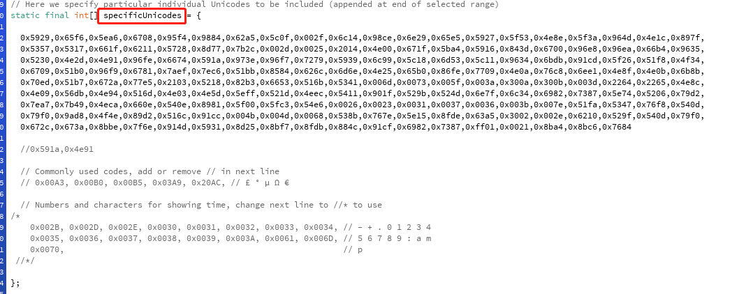 Custom font of the TFT_ESPI library of ESP8266 - Programmer Sought